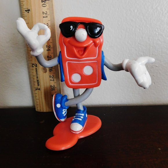 Domino's | Other | Vintage Dominos Pizza Man Mascot Pvc Figure 993 4 ...